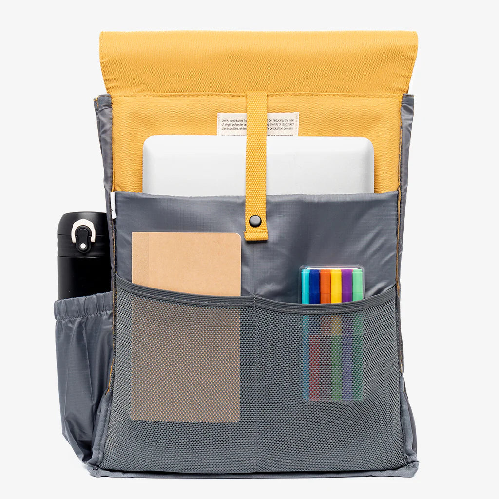 Handy Backpack New Mustard – ALKEMI store